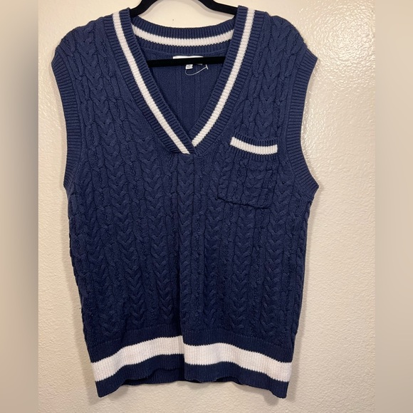 Hooked Up by IOT | Sweaters | Hooked Up By Iot Cableknit Sweater Vest ...